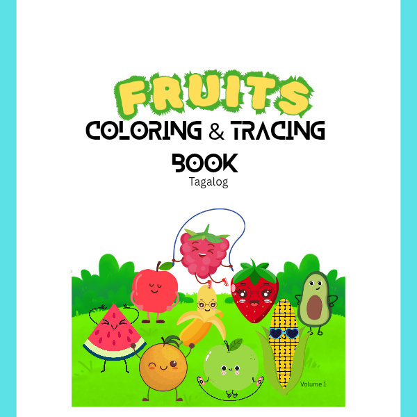 Tagalog fruits Coloring Book