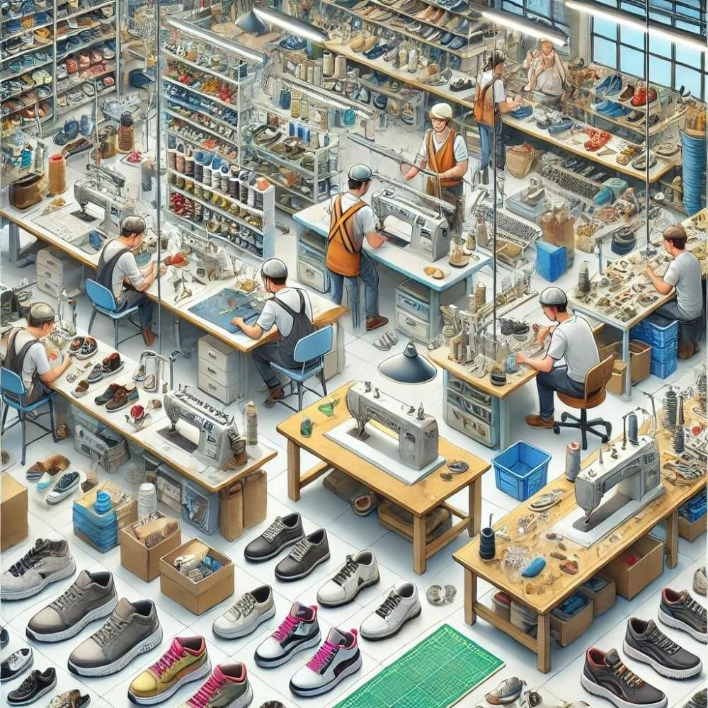 Shoe factories of all kinds