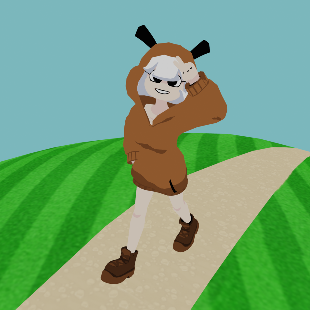 Minus8 Goomba Girl Kuri - VRChat Avatar (With Quest Fallback)