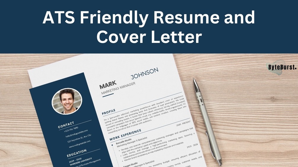 ATS Friendly Resume Canva Template + Cover Letter + Bonus Checklist (INR)