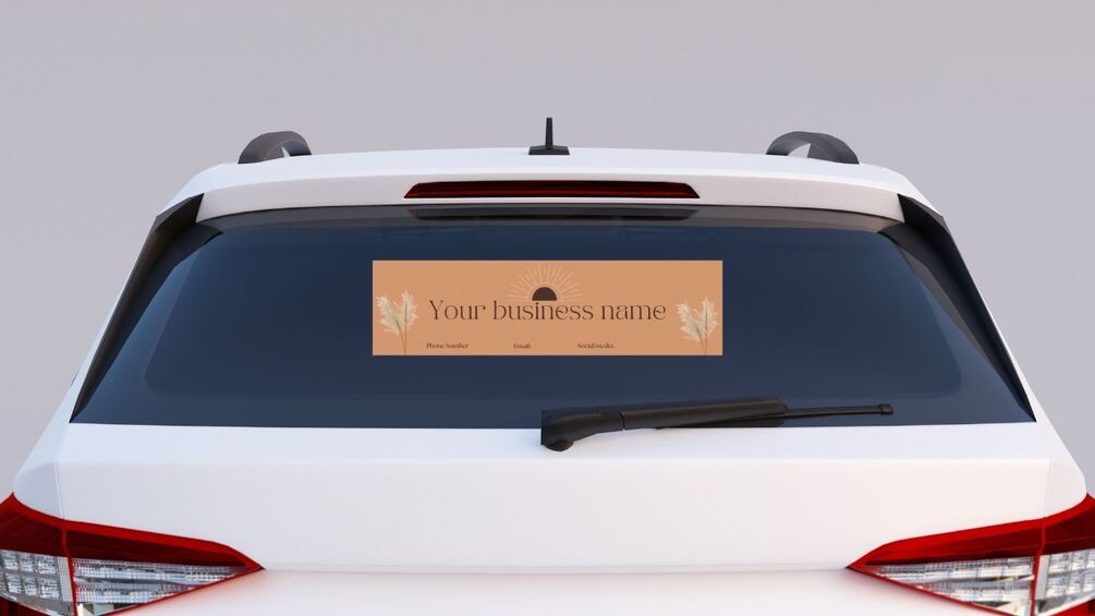 Boho Business Bumper sticker