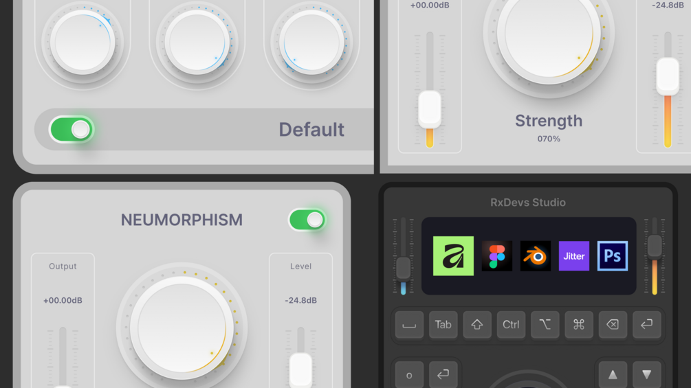 Neumorphism UI Kit