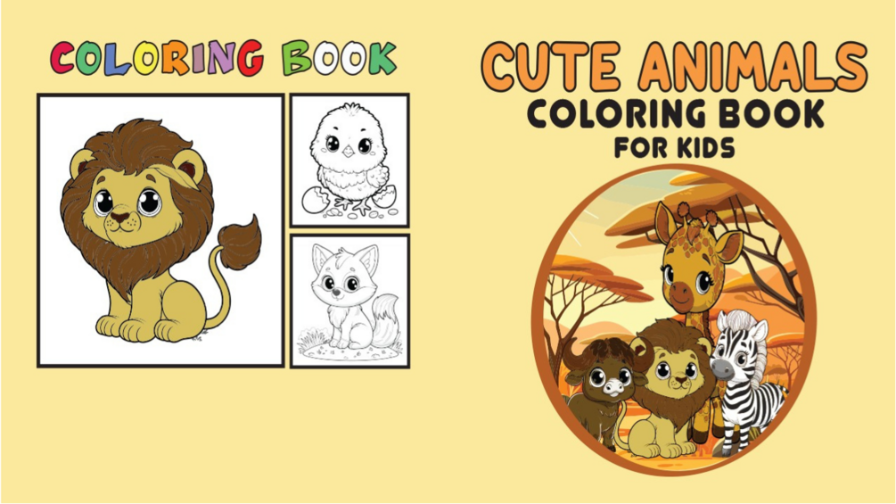 Spark Joy and Creativity with the Happy Animals Coloring Book – Perfect ...
