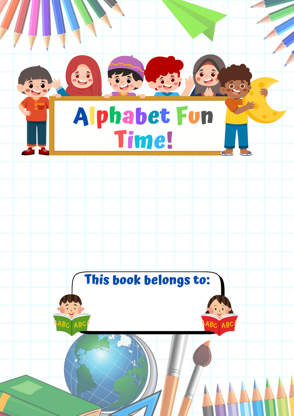 Alphabet fun time - Activity book