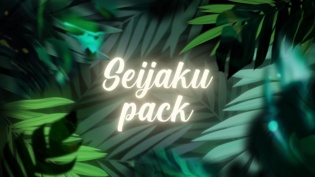 🌿 Seijaku Overlay Stream Pack