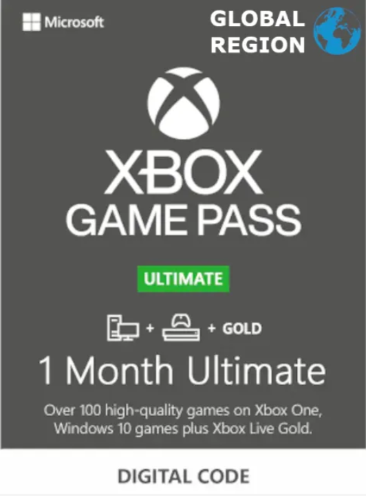 XBOX Game Pass Ultimate + LIVE GOLD 1 Month GLOBAL