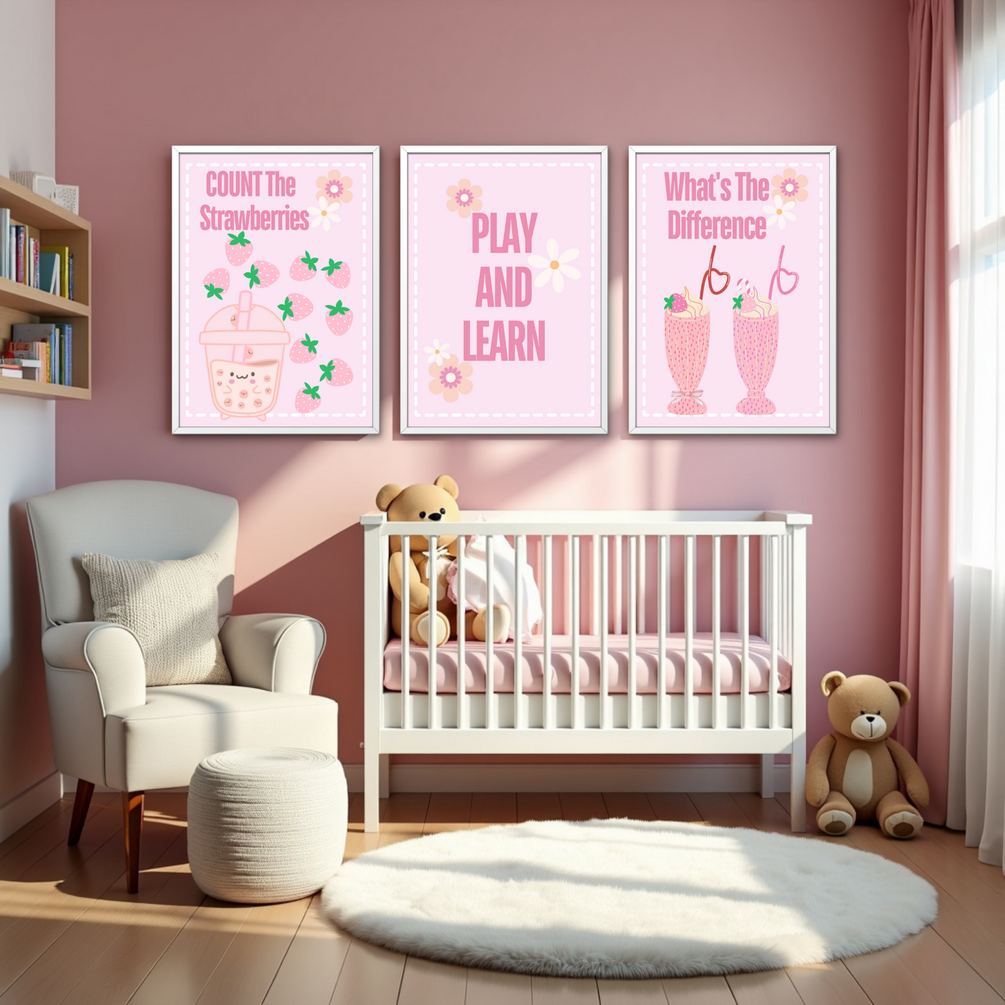 Set Of 3 Educational Wall Art, Classroom Posters, Homeschool Printables ...