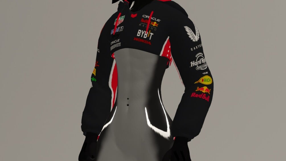 RedBull Racing Croptop disko rexouium texture
