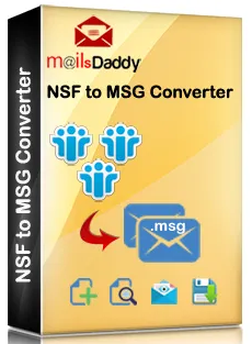 MailsDaddy NSF to MSG Converter
