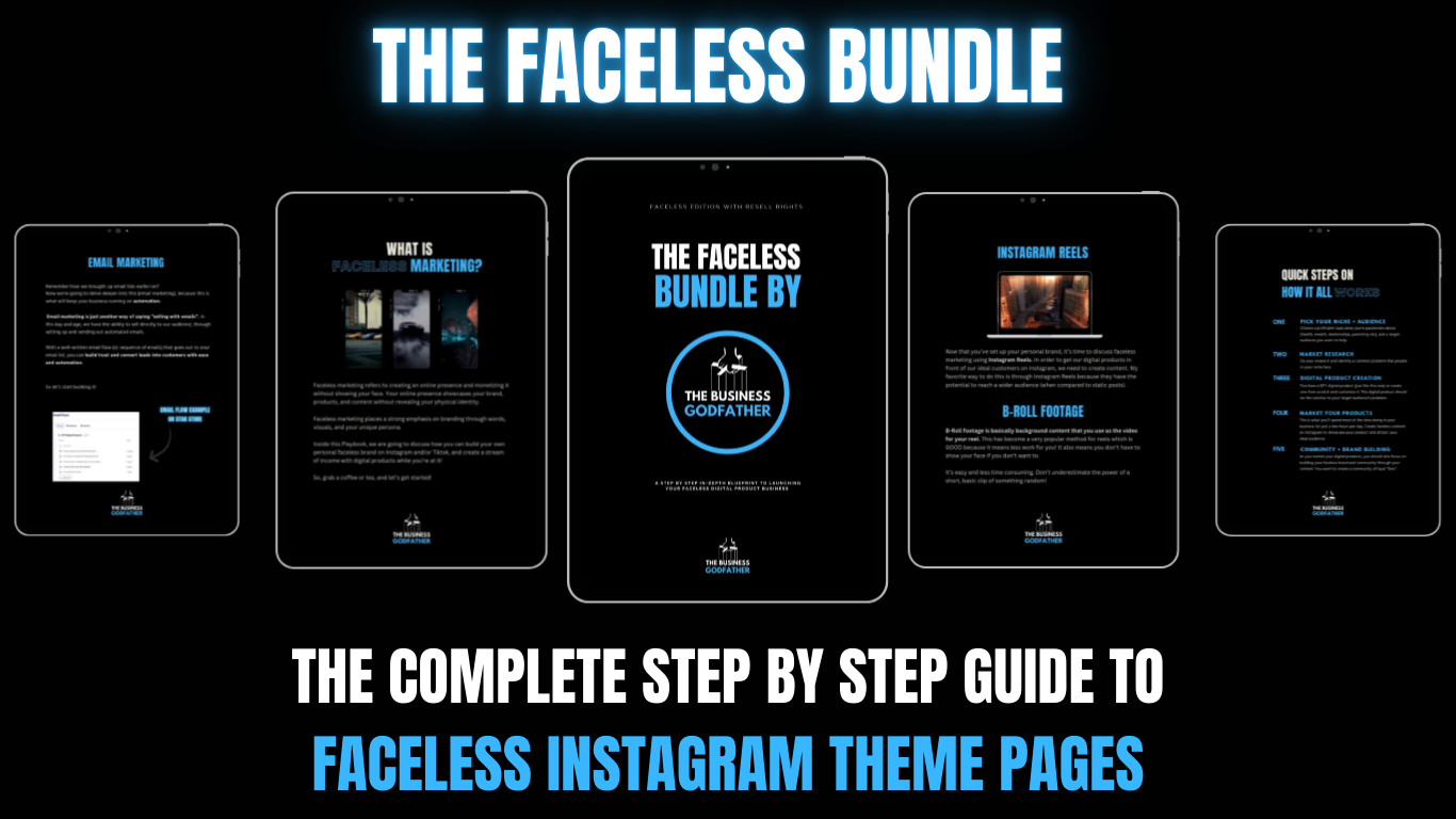 THE FACELESS BUNDLE (PLR)
