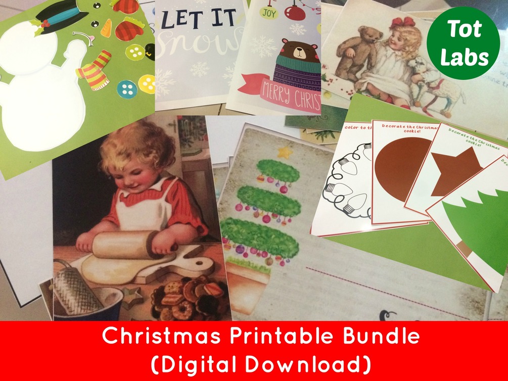 Christmas activity Printable bundle (PDF- Digital Download)