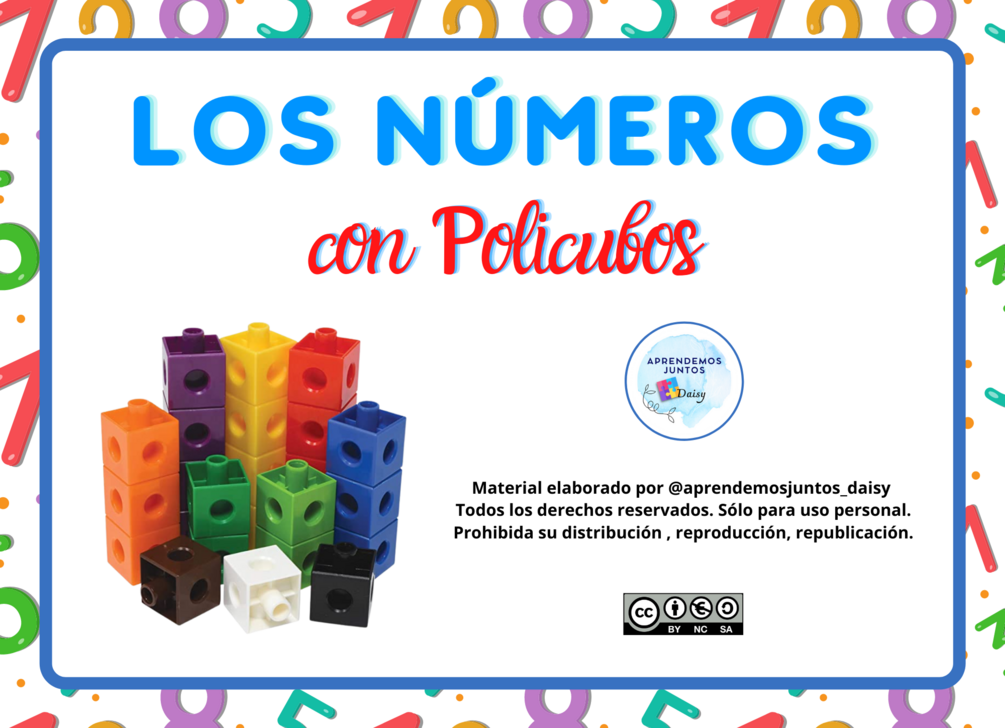 LOS NÚMEROS CON POLICUBOS