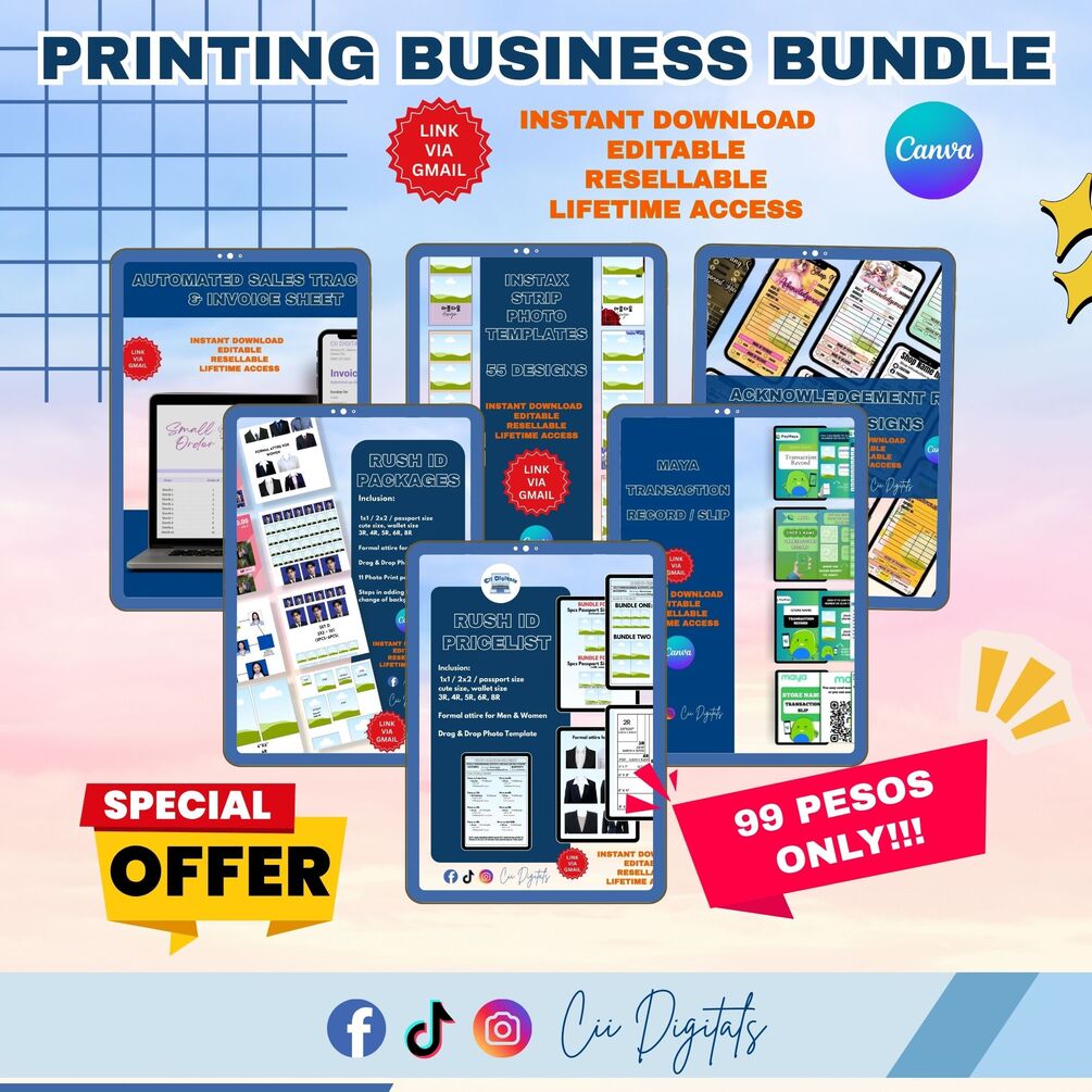 Printing Business Bundle (Ciidigitals)