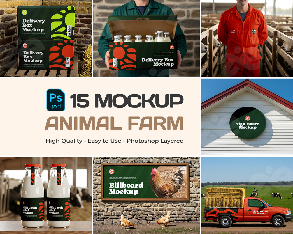Free Farm Sign Board Mockup – Free PSD Template for Rural Business ...