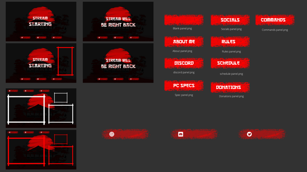 Japan's Red Moon Overlay