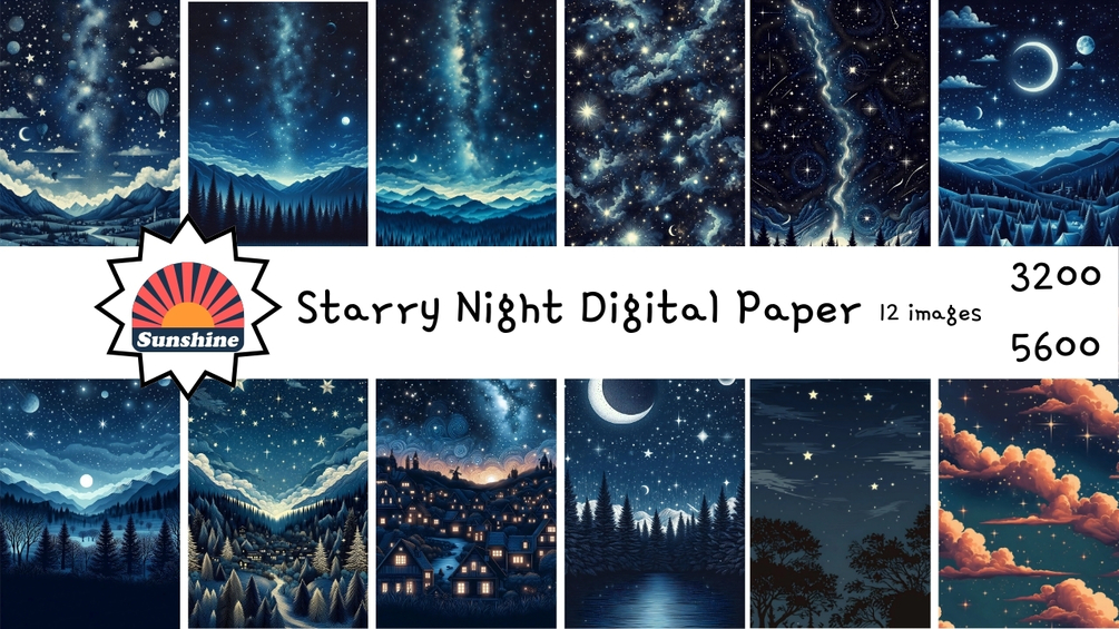 starry night pattern