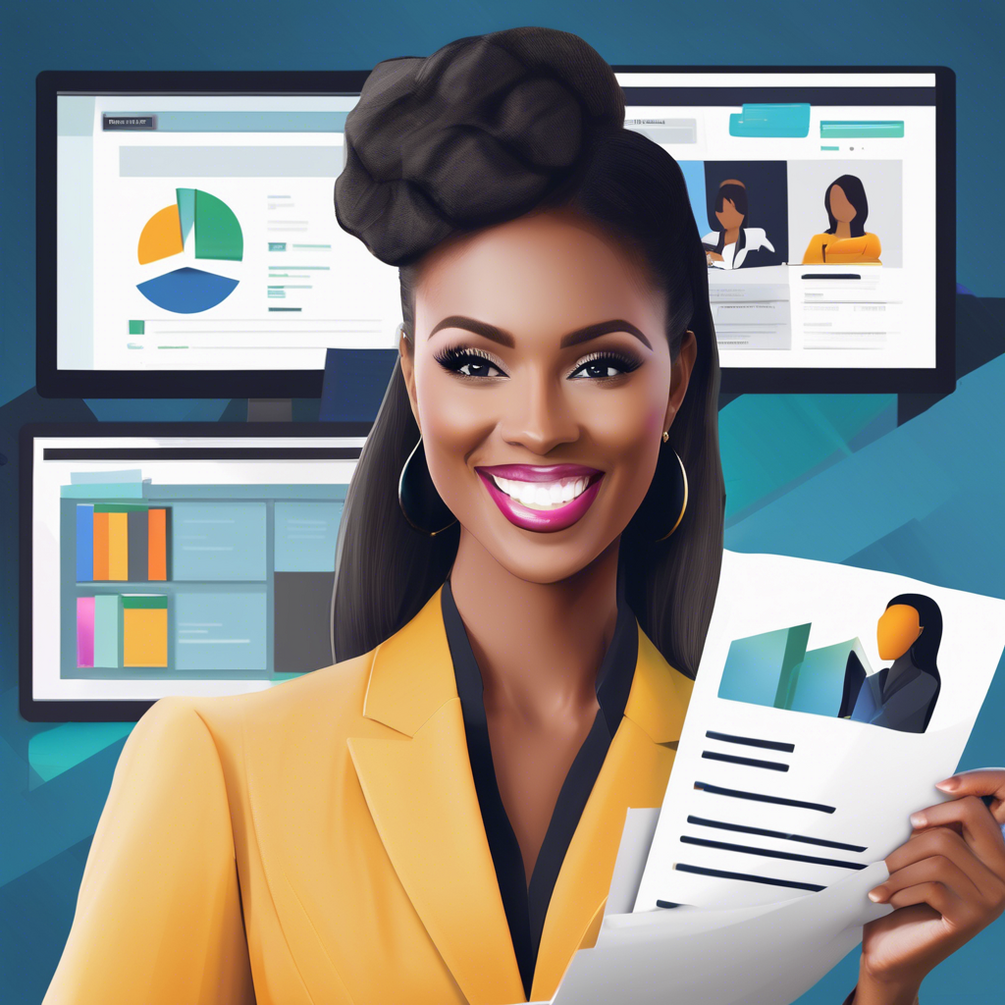 Visual resume builder