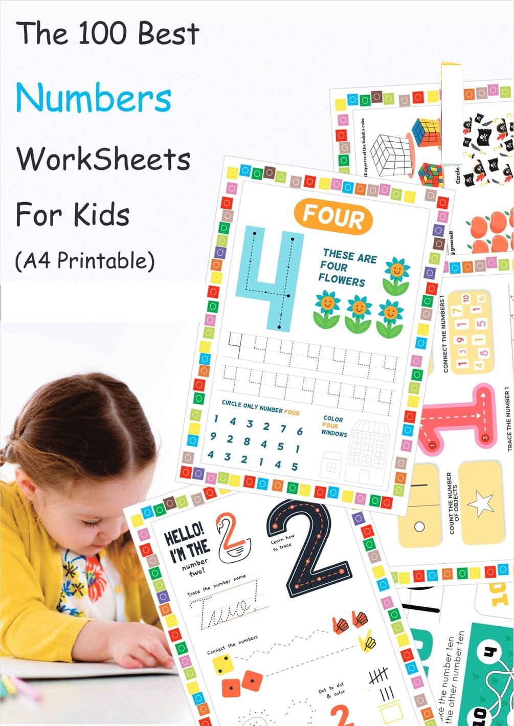 100 Printable Preschool Number Worksheets