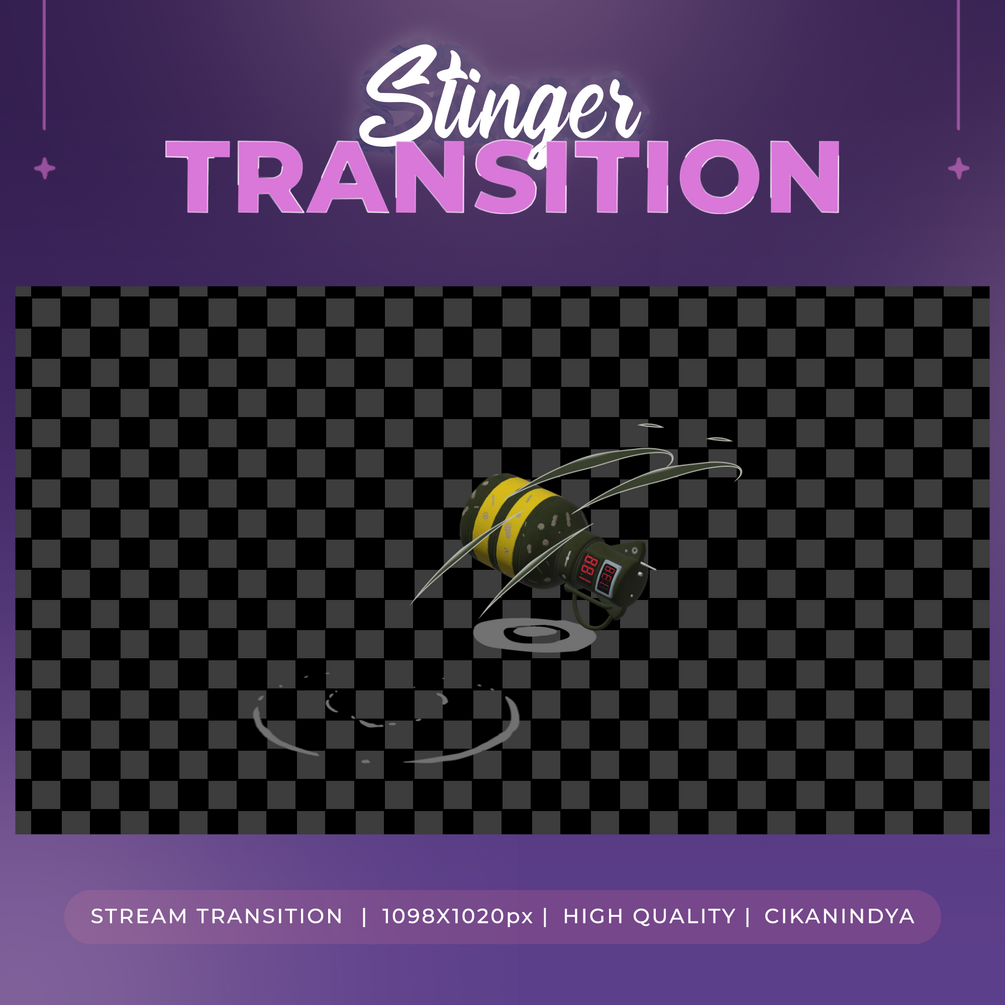 Animated Stinger Transition Timed Detonator | Dynamic Countdown Bomb ...