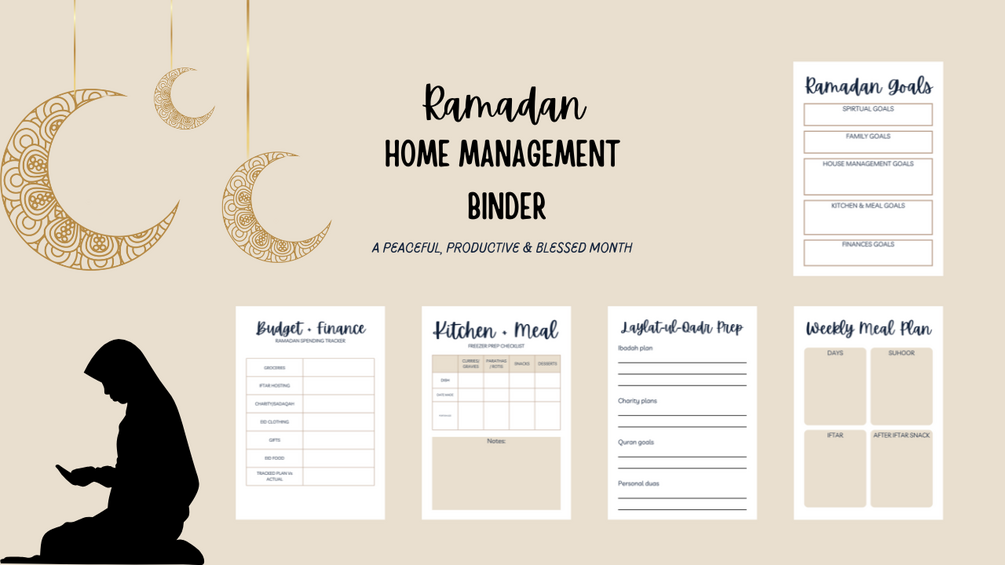 Peaceful Home Ramadan Planner & Organizer | Printable/Digital