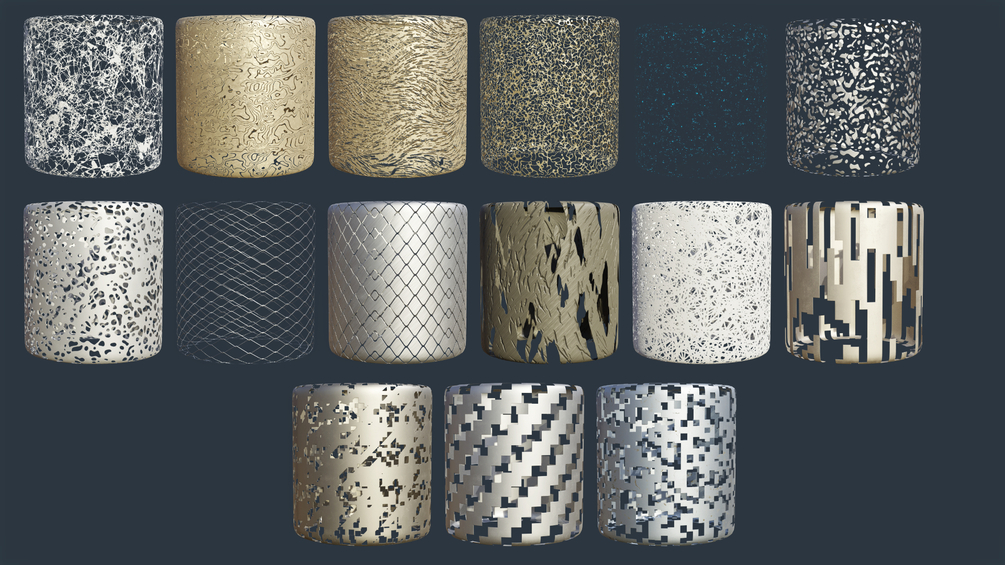 Abstract Smart Materials Collection Vol.1 | 15 Smart Materials