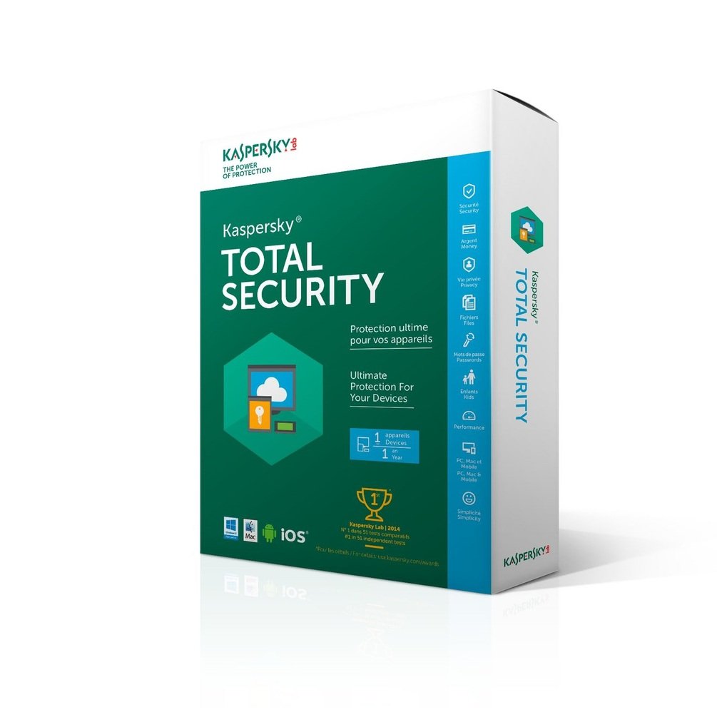 Kaspersky Total Security 2024 | 1 Device - 1 year