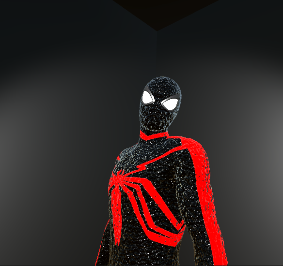 Lair Male Base Black & Red Symbiote Texture