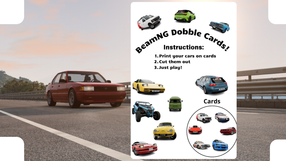 BeamNG Dobble Cards