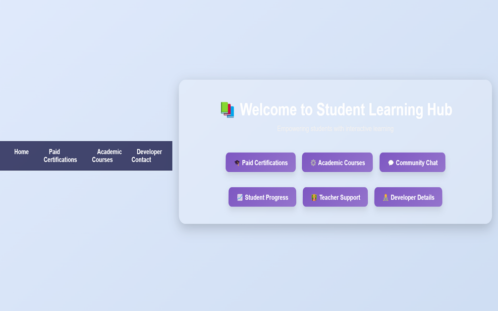 3d design webpage template foe e-learning website