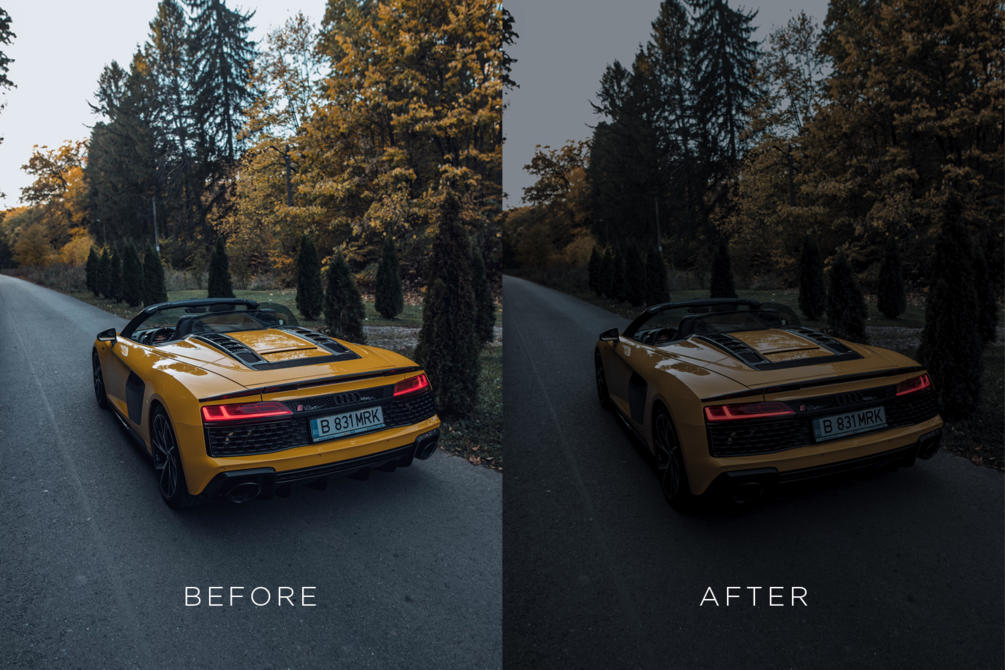 Dark Aesthetic Filter Preset