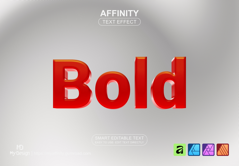 63-Affinity Text Effect