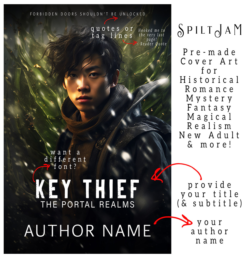 Key Thief - Premade Cover Art Portal Fantasy Young Adult Romance ...