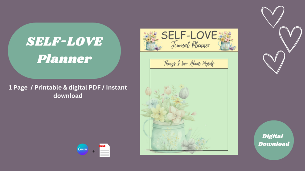 Self-Love Journal Planner