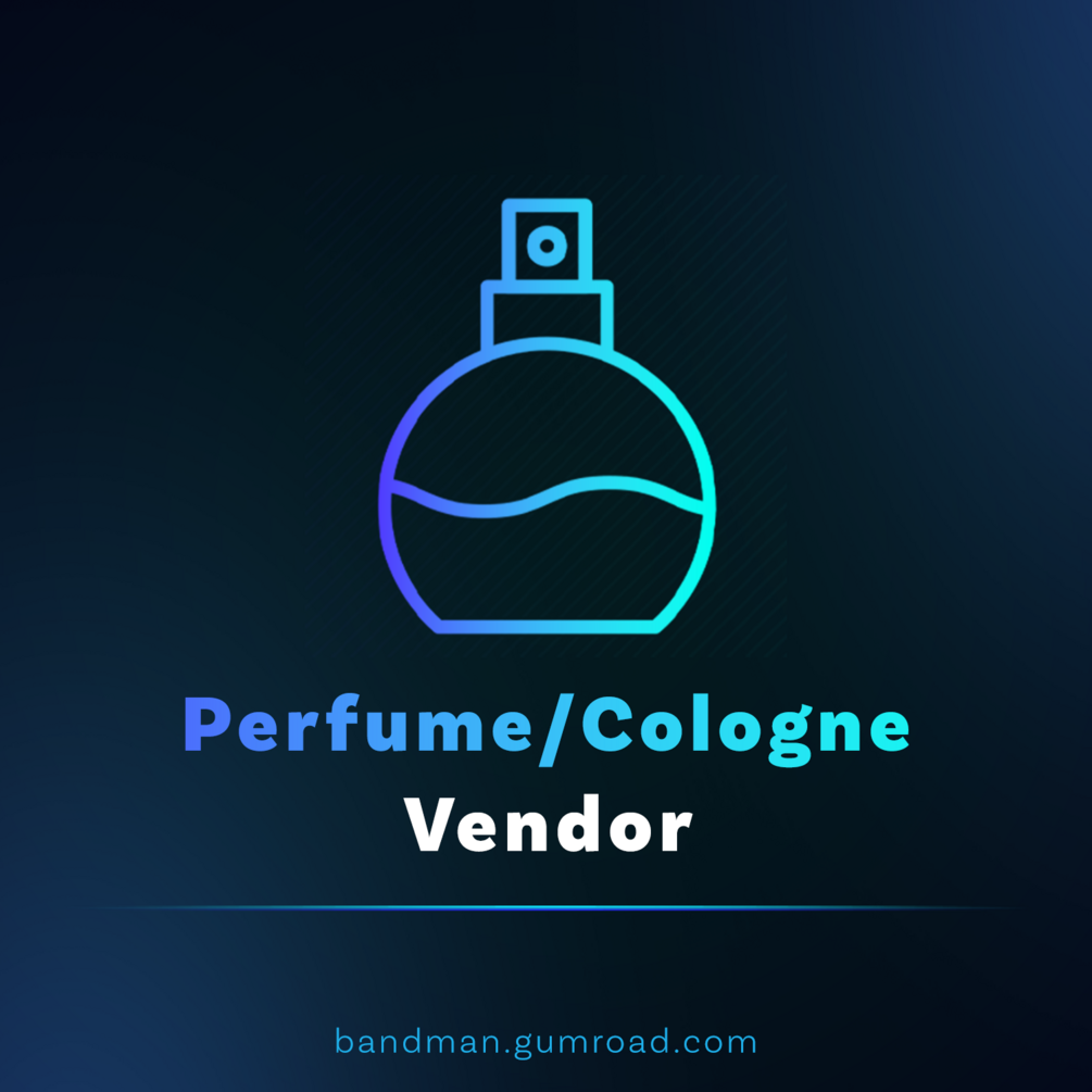 Cologne/Perfume Vendor