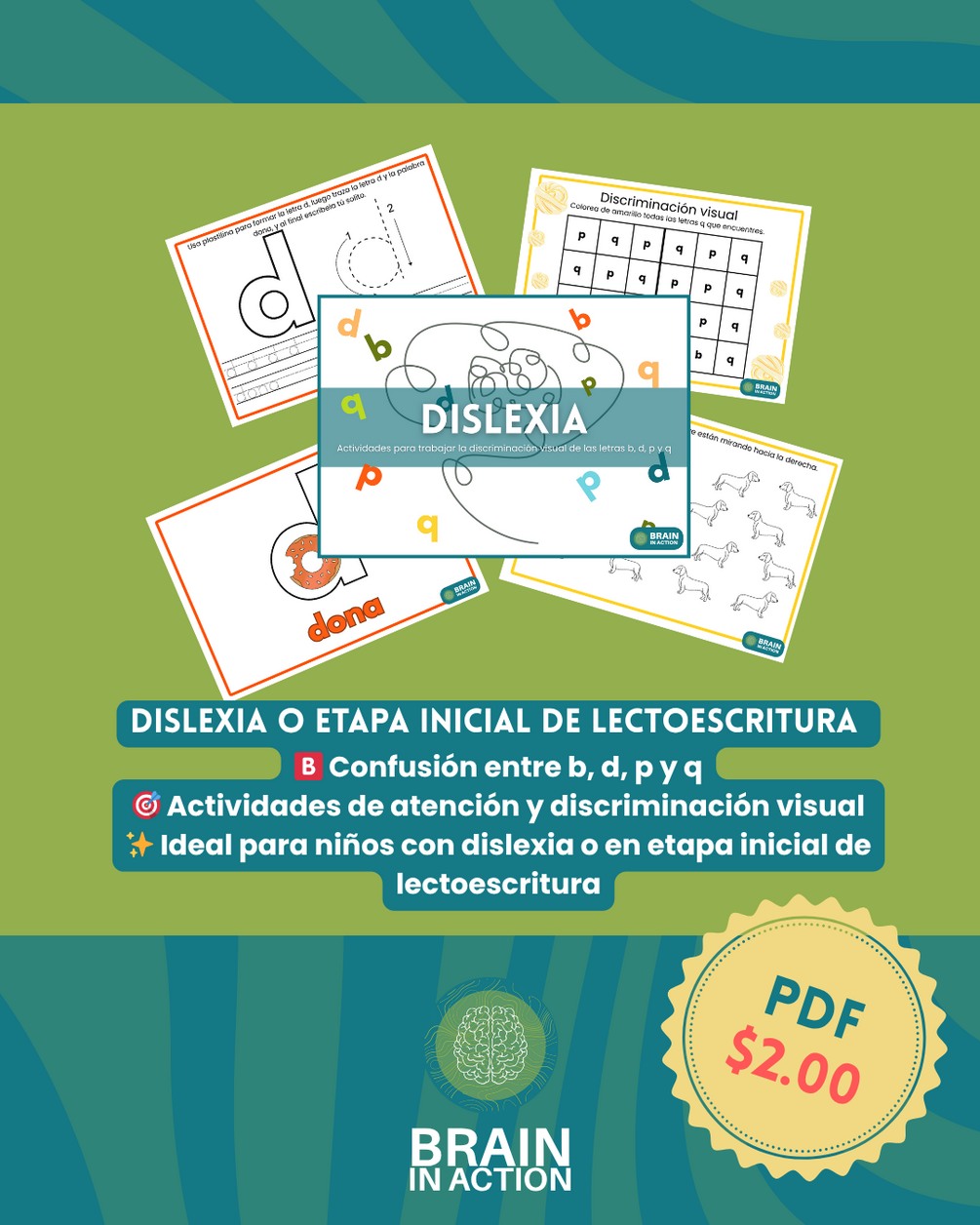 Dislexia: Actividades para trabajar la discriminación visual de las ...