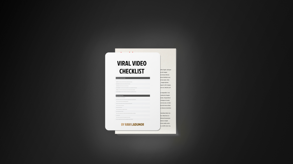 Viral Video Checklist