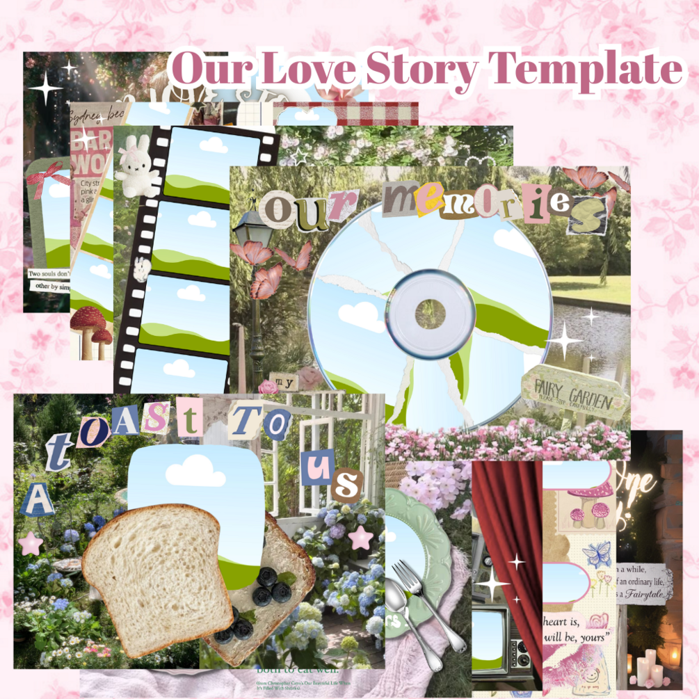 "Sailor Song" Couple Canva Template | Editable Lyric Frame for Lovers