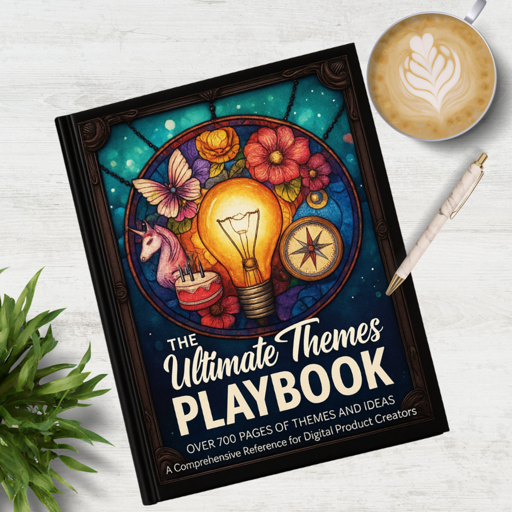Digital Product Creator Themes Playbook | 722 Pages of Inspiration ...
