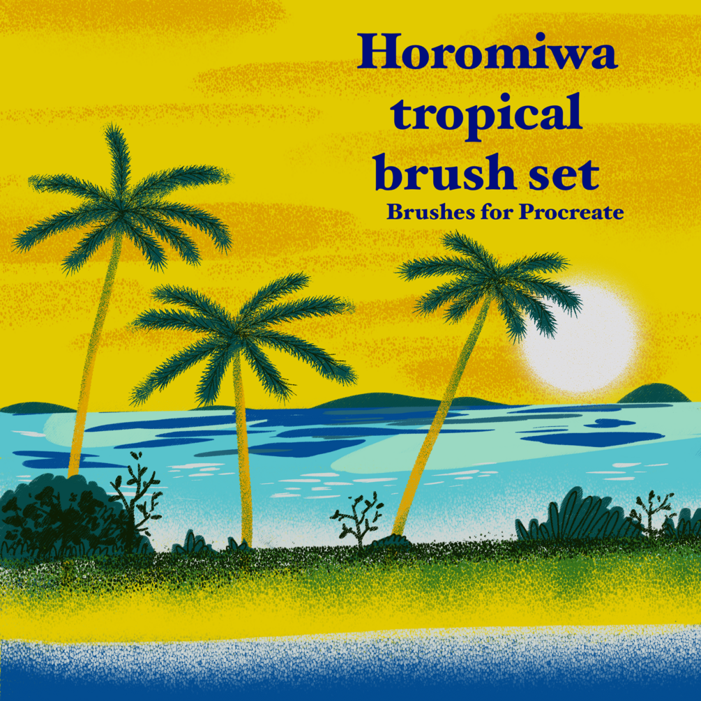 Tropical Brushes by horomiwa for Procreate