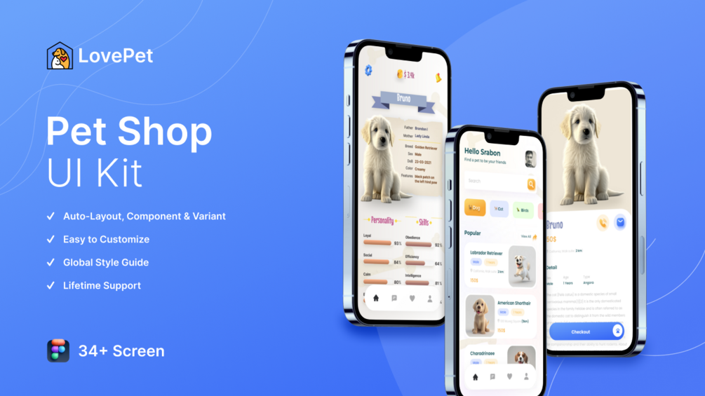 Pet Shop App UI Kit