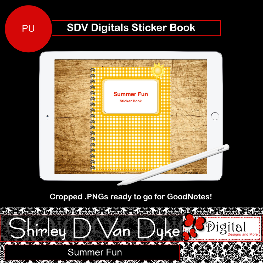 Digital Sticker Book - Summer Fun