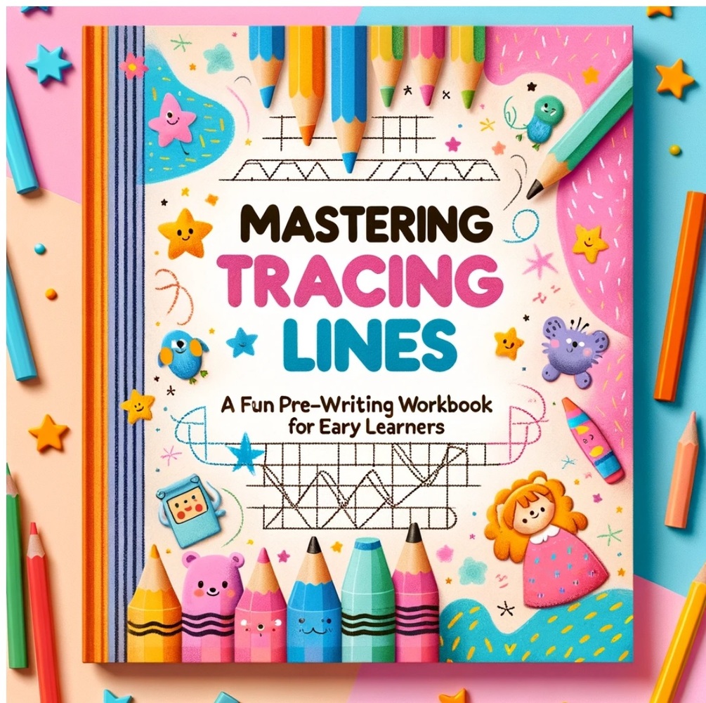 Mastering Tracing Lines A Fun Pre-Writing Workbook for Early Learners