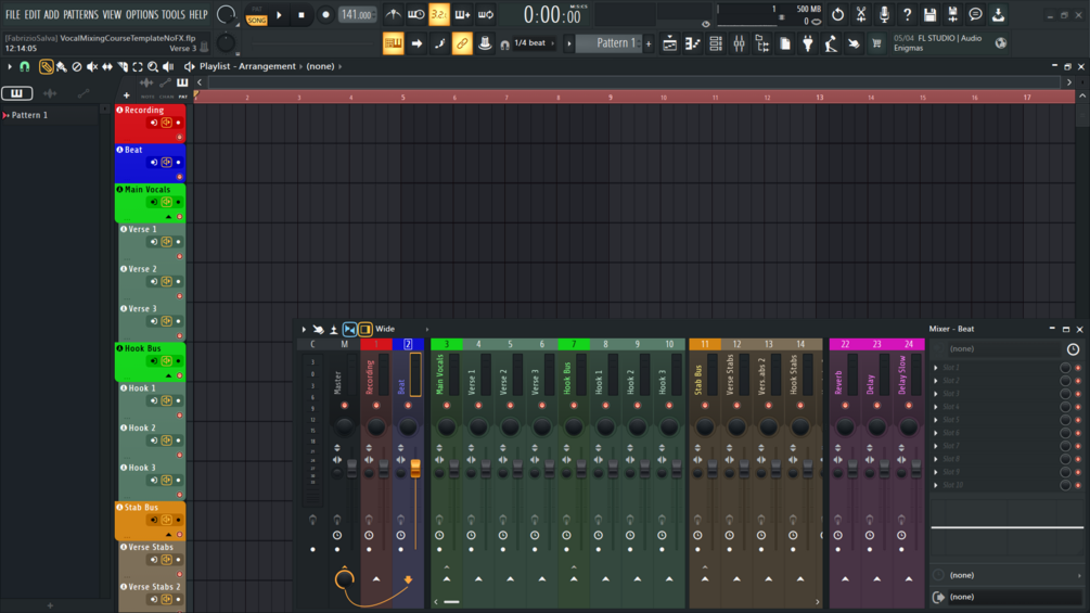 VOCAL MIX TEMPLATE FLSTUDIO [MASTERCLASS]