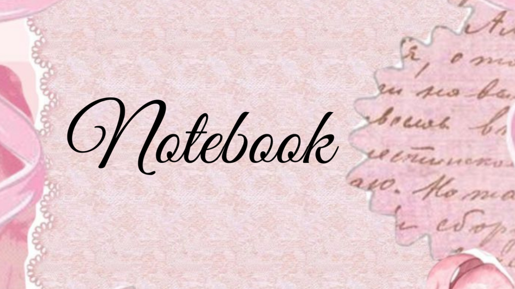 Blush & Bows Notebook ♡