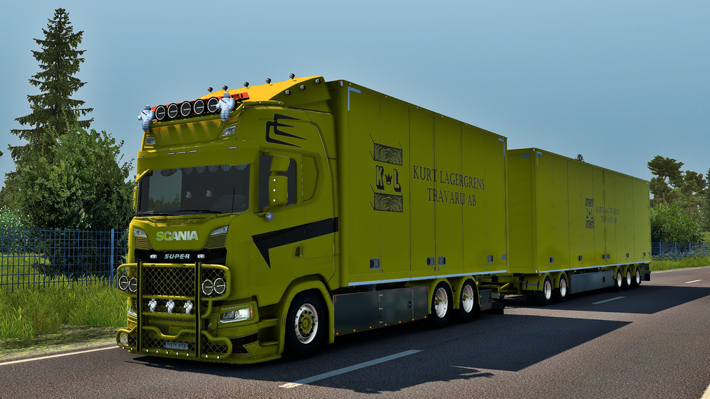 Shelter transport Scania S Ets2