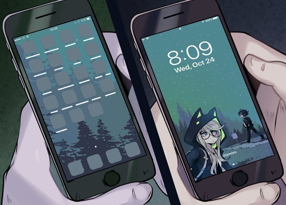 Into The Woods Wallpaper (Lock + Homescreen)