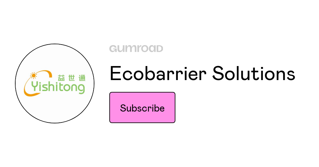 Ecobarrier Solutions