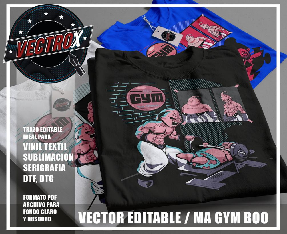 Vector Editable - Ma Gym Boo