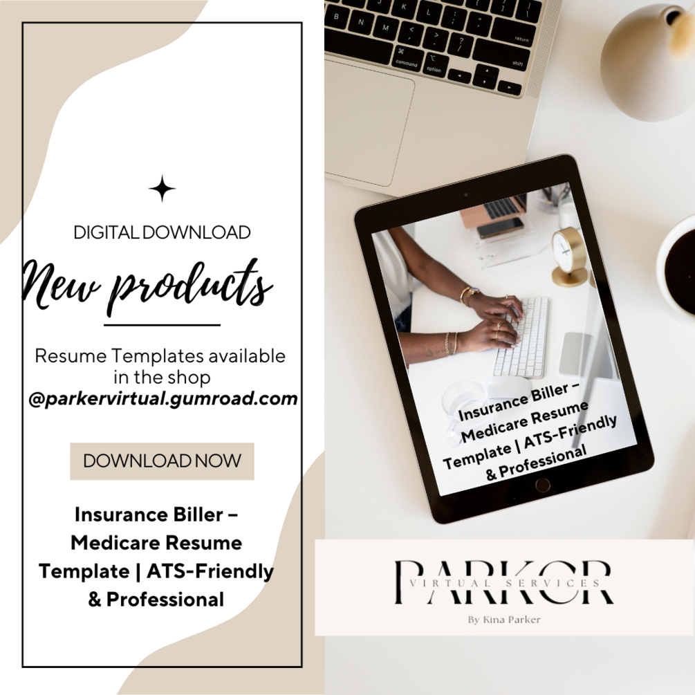 Insurance Biller – Medicare Resume Template | ATS-Friendly & Professional