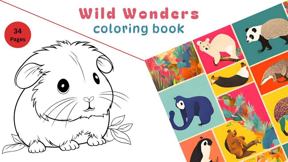 Wild Wonders An Animal Coloring Adventure